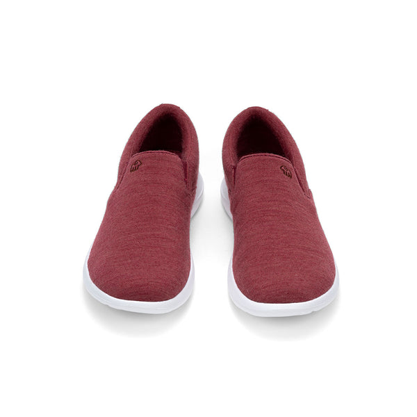 Merinos Women's Slip-Ons - Australian Merino Wool Shoes - Tuscan Red