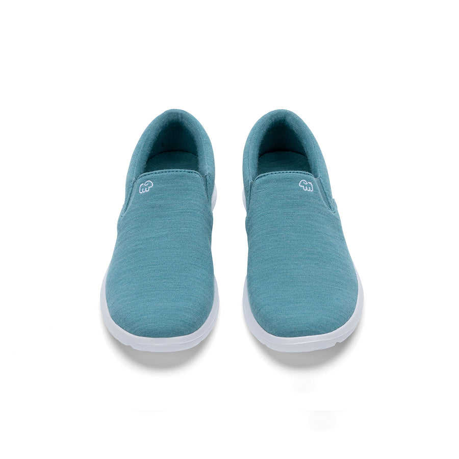Merinos Women's Slip-Ons - Australian Merino Wool Shoes - Mist Green