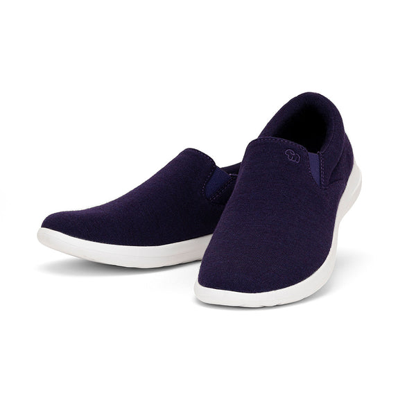 Merinos Women's Slip-Ons - Australian Merino Wool Shoes - Deep Purple